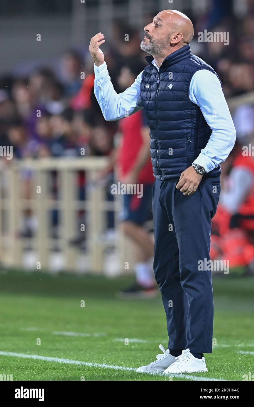 Artemio Franchi stadium, Florence, Italy, October 27, 2022, Vincenzo ...