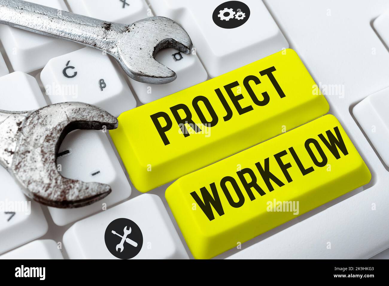Writing displaying text Project Workflow. Internet Concept evaluate ... Writing displaying text Project Workflow. Internet Concept evaluate ...