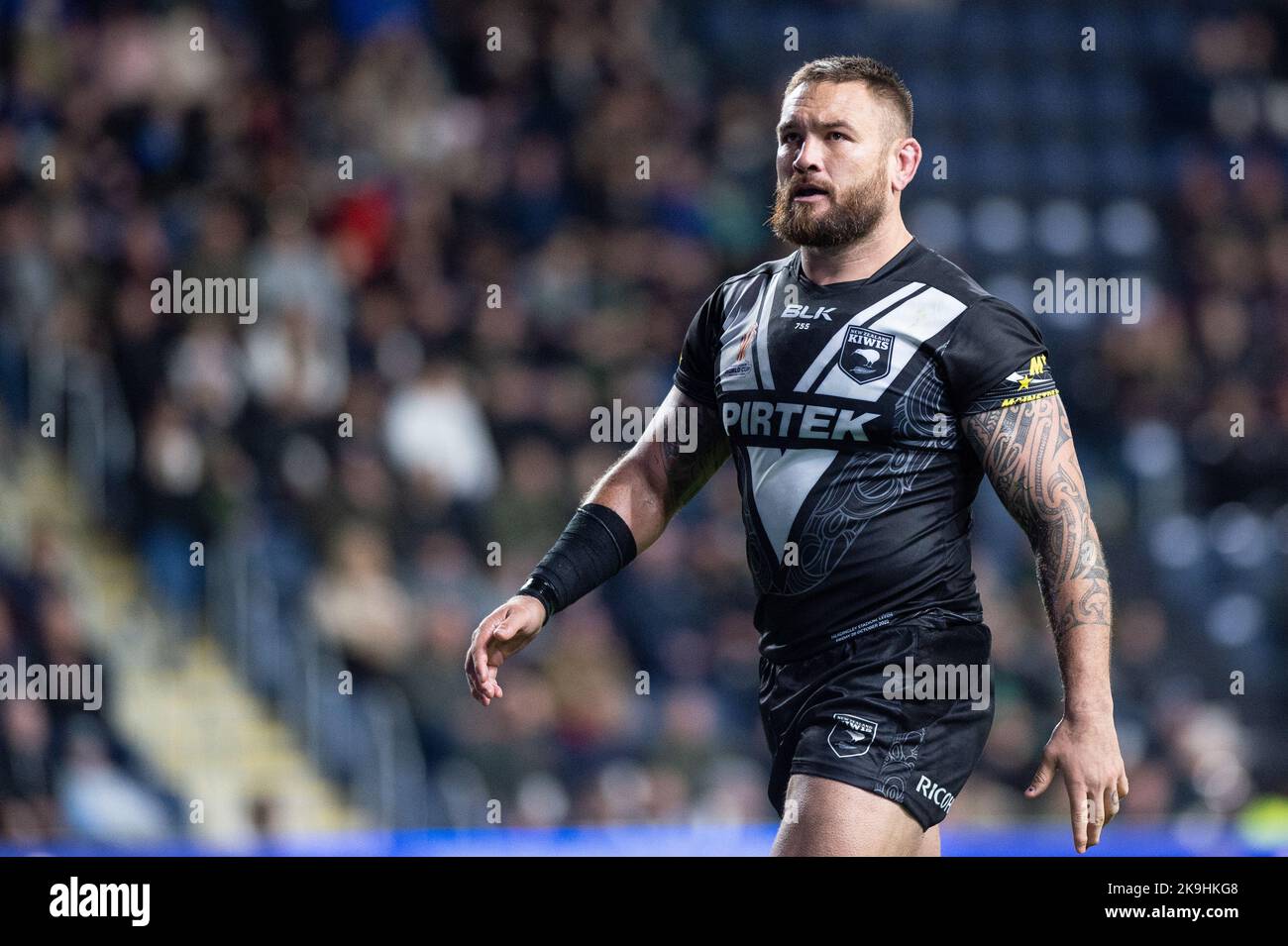 Leeds, UK. 28th October 2022 - Rugby League World Cup New Zealand vs ...