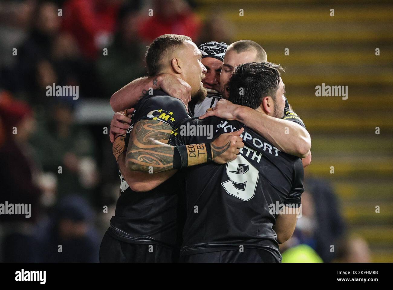 Leeds, UK. 28th Oct, 2022. James Fisher-Harris of New Zealand ...