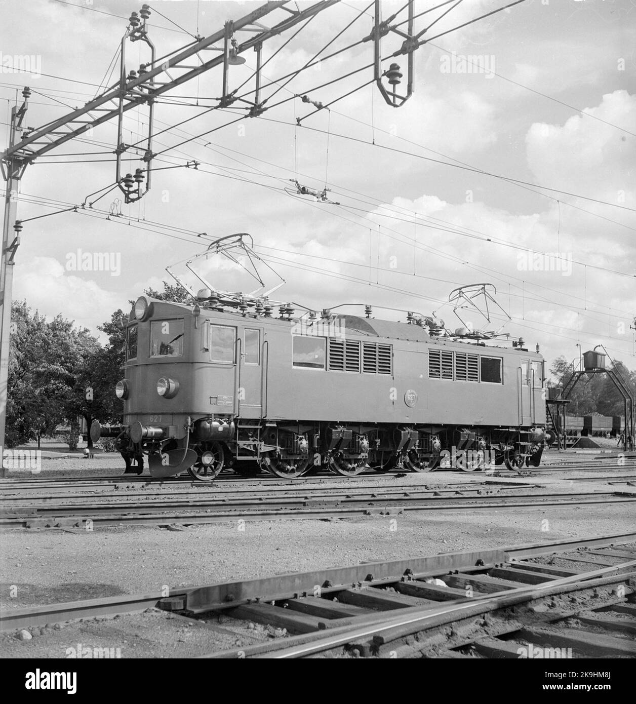 State Railways, SJ F-LOK. SJ F 627. Newly made 1946 Stock Photo - Alamy