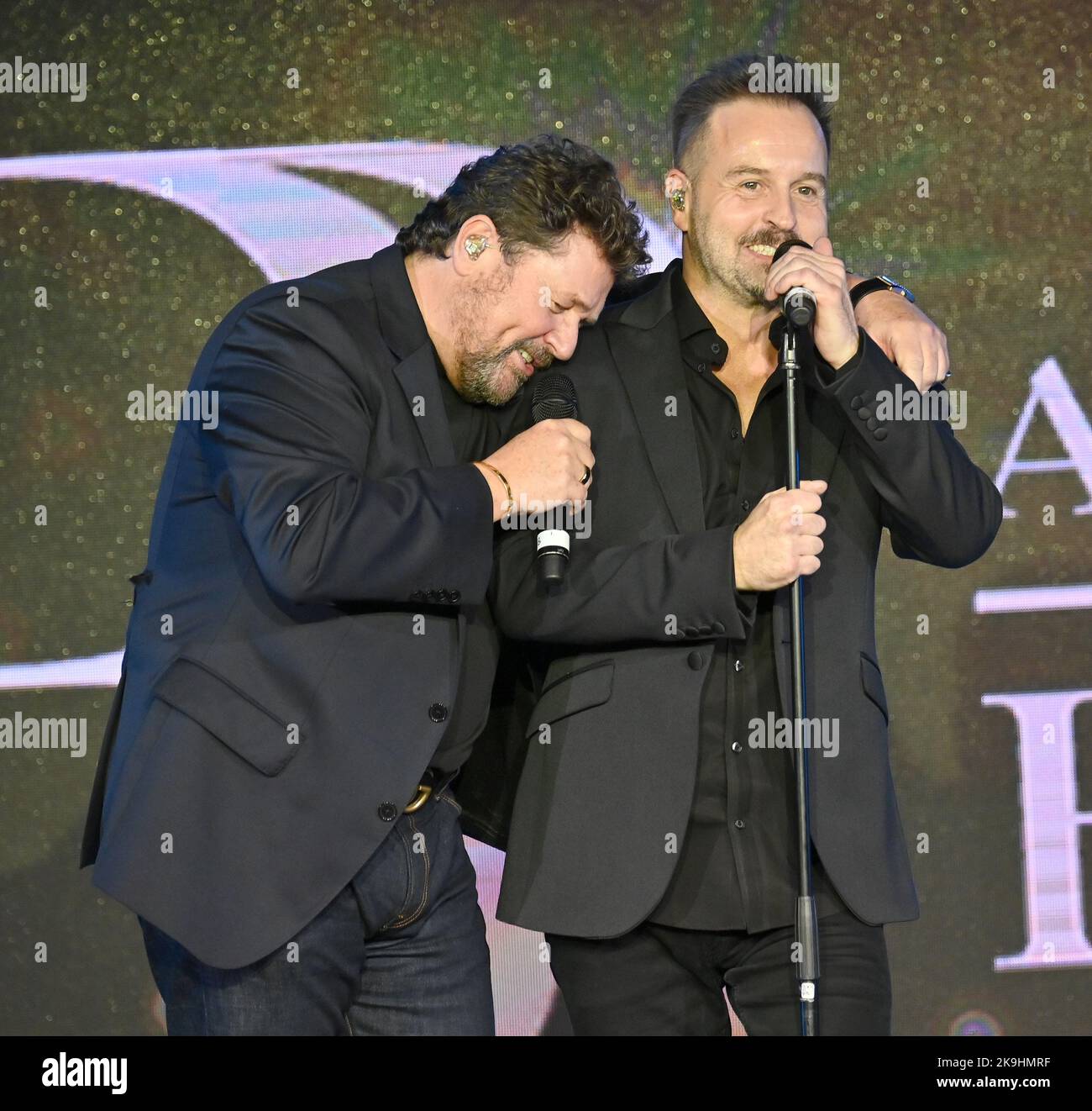 Michael Ball and Alfie Boe at the launch of their Together in Vegas ...