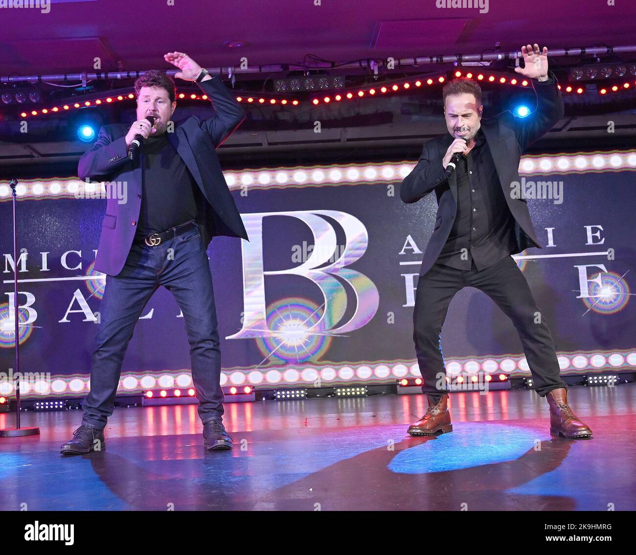 Michael Ball and Alfie Boe at the launch of their Together in Vegas ...