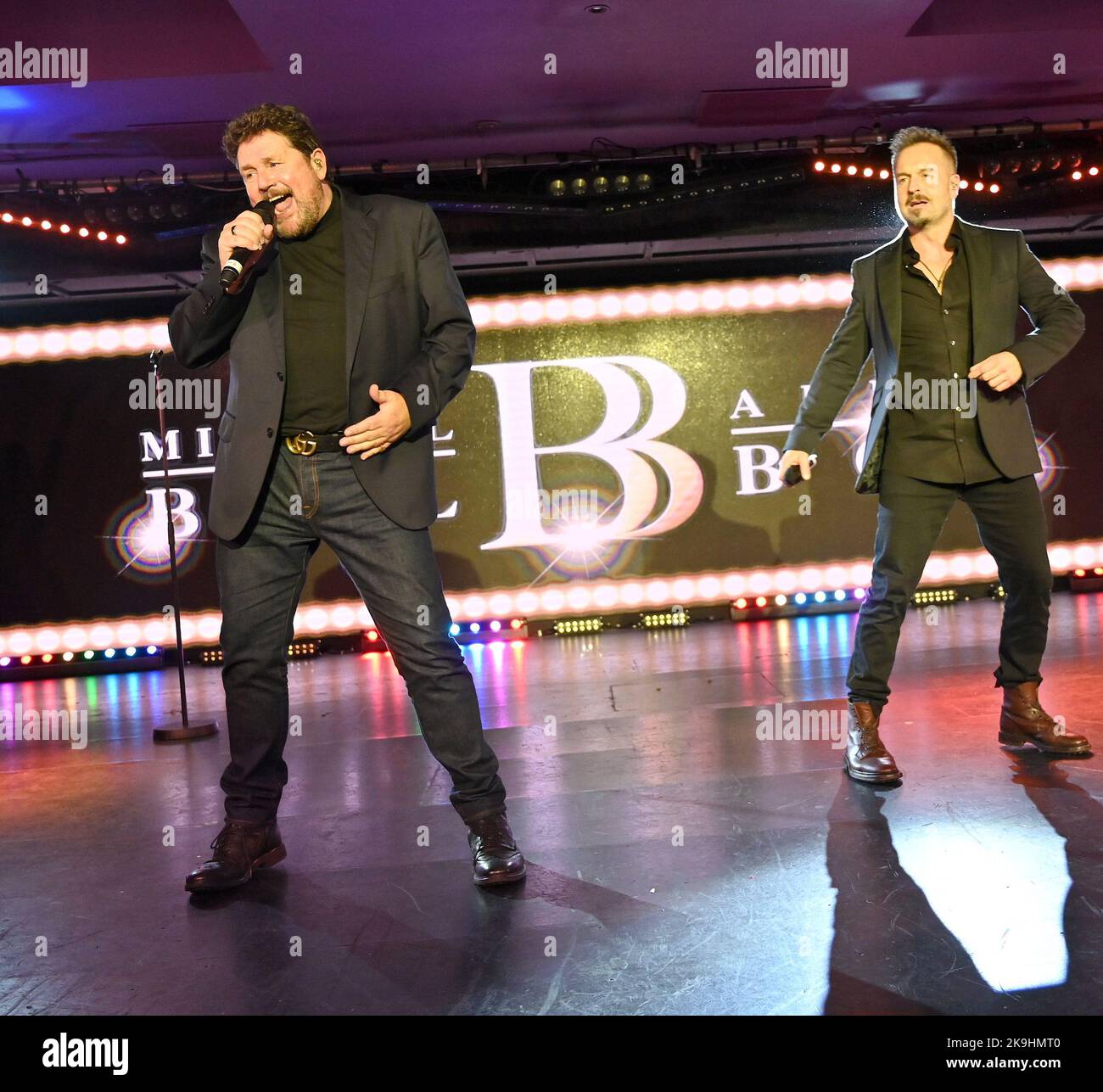 Michael Ball and Alfie Boe at the launch of their Together in Vegas album, at Viva show bar in ...