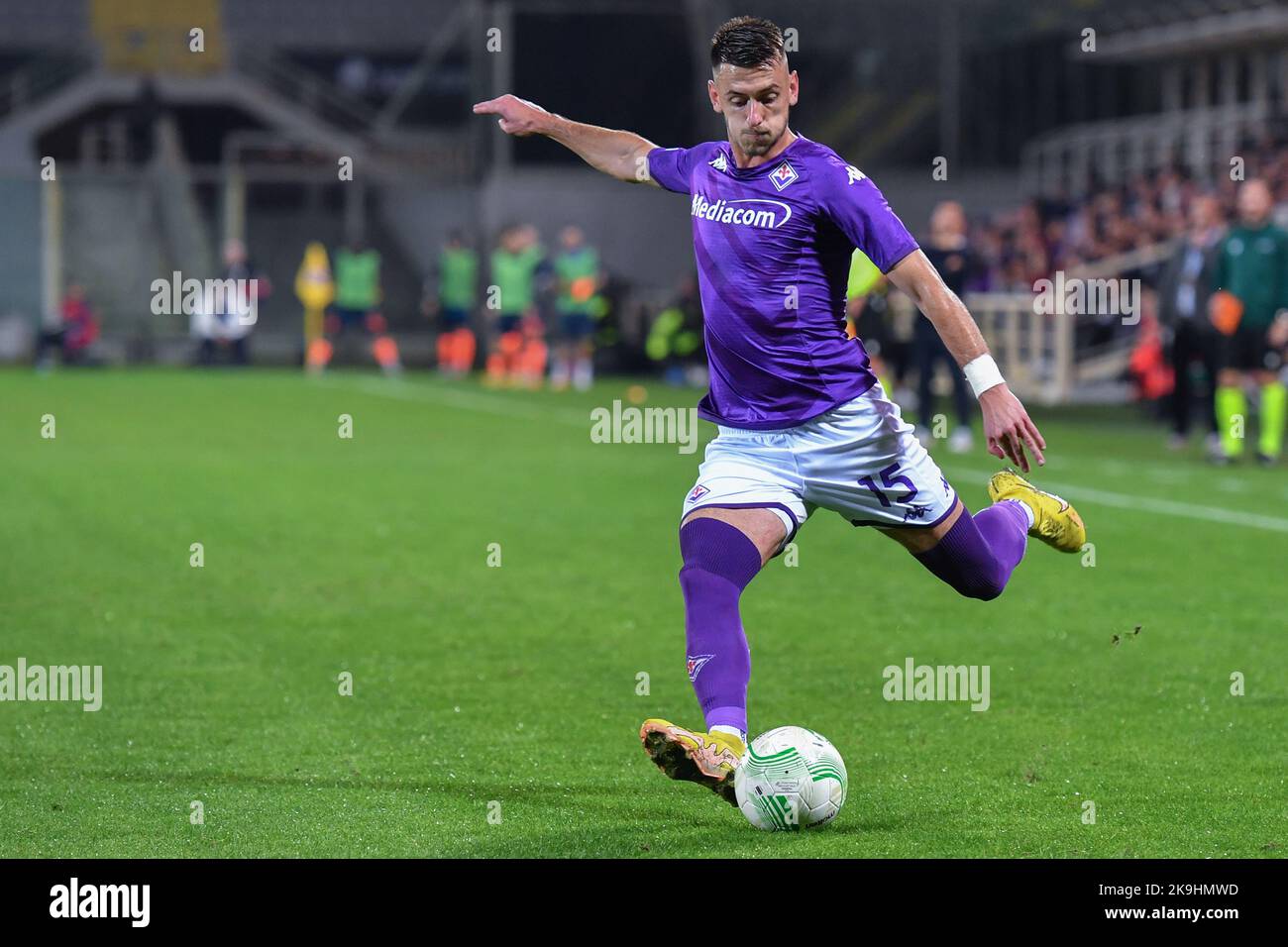 Aleksa Terzic (ACF Fiorentina) during the UEFA Conference League ...
