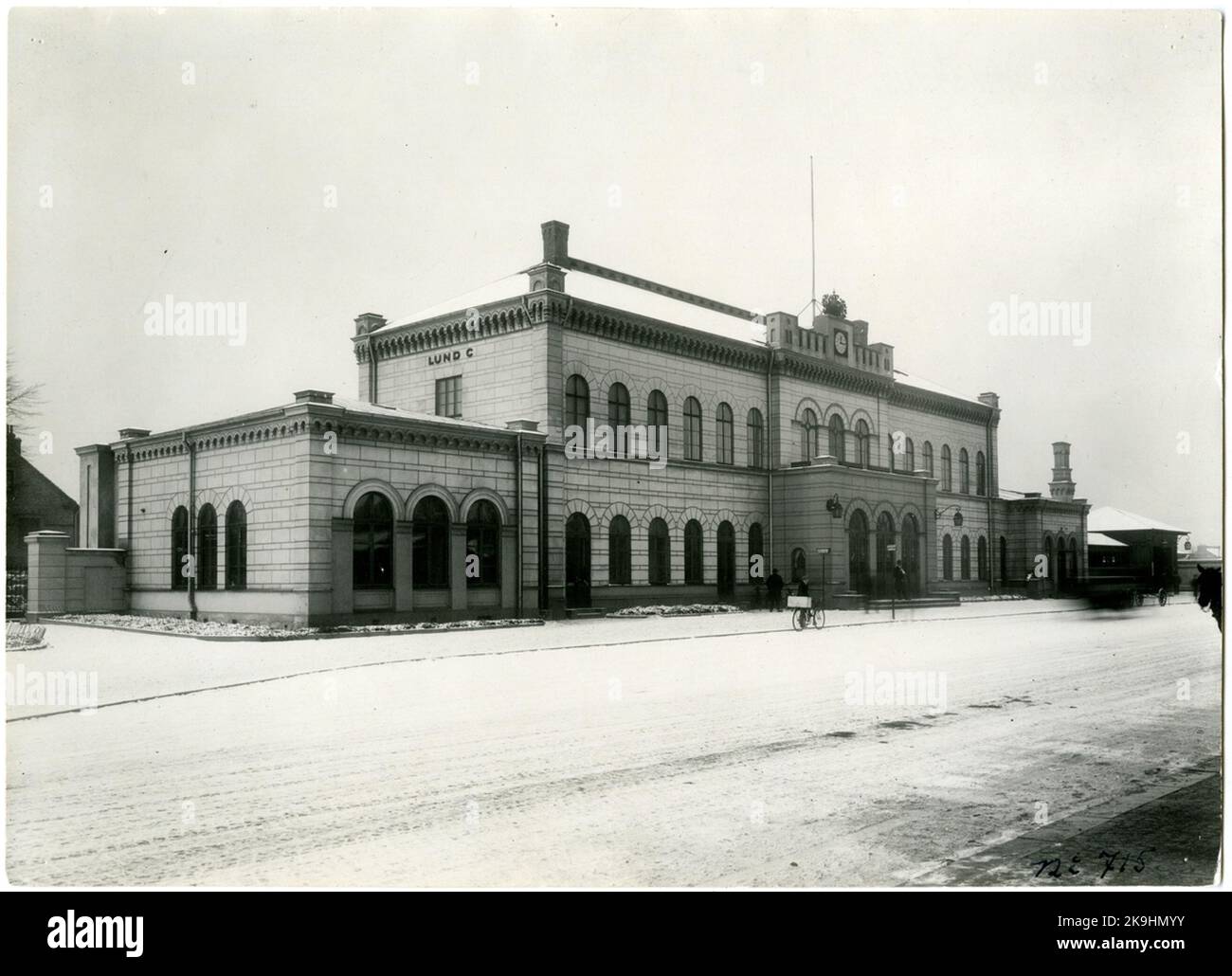 The station house rebuilt in 1924 Stock Photo - Alamy
