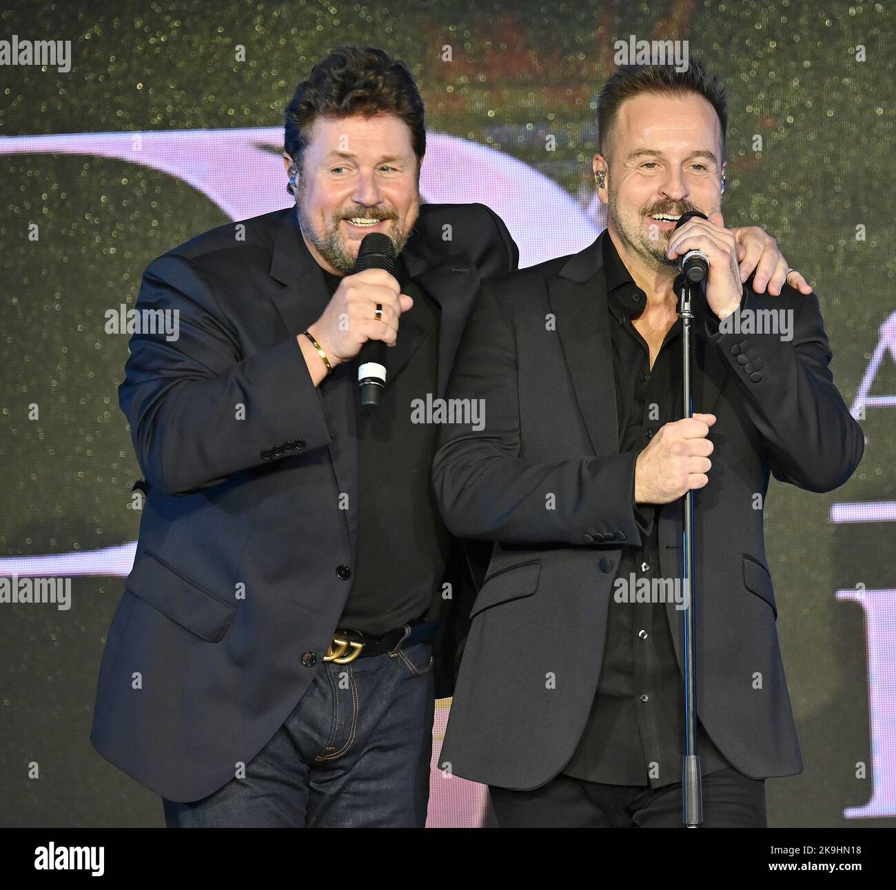 Michael Ball and Alfie Boe at the launch of their Together in Vegas album, at Viva show bar in ...