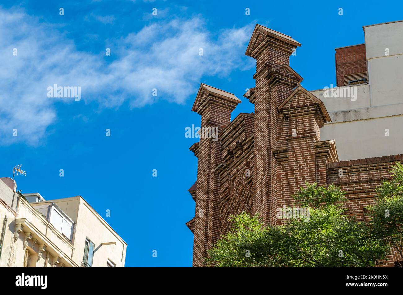 Urban landscape, architecture detail in Madrid, Spain Stock Photo - Alamy