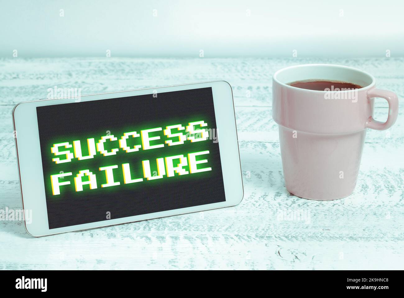 Sign displaying Success Failure. Word Written on established ways of ...