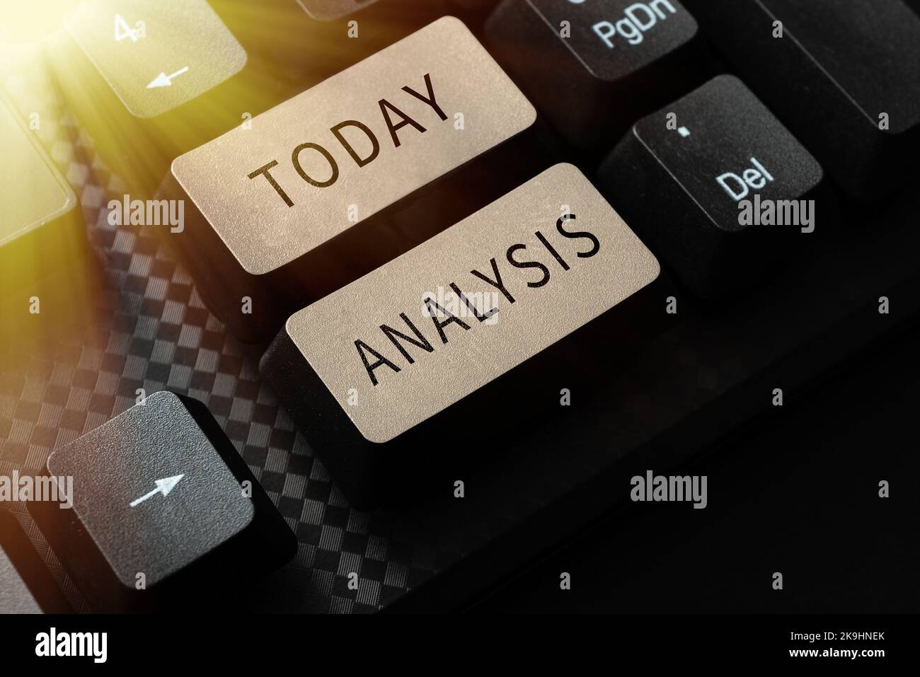 Conceptual display Analysis. Word Written on process of breaking ...