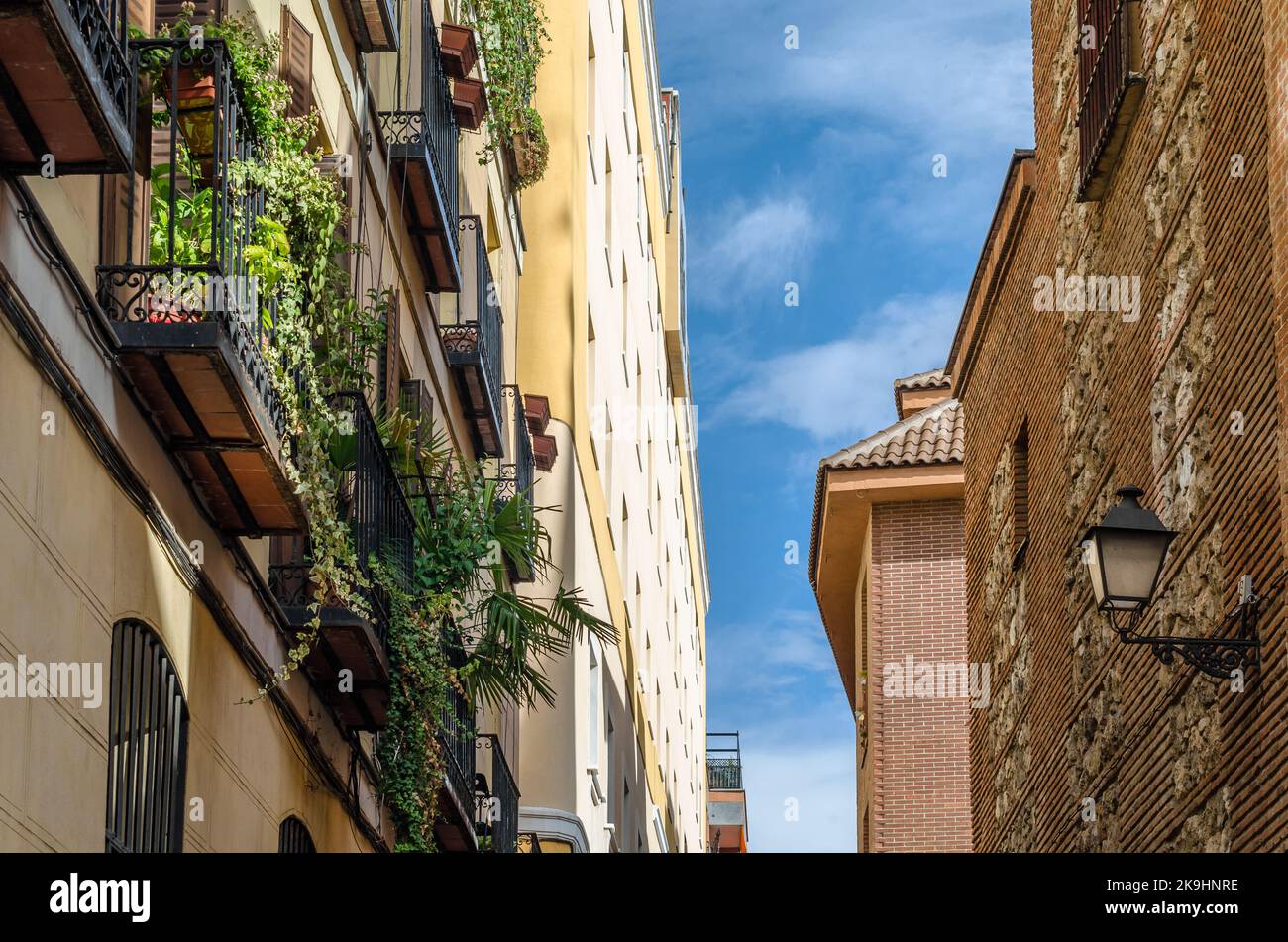 Urban landscape, architecture detail in Madrid, Spain Stock Photo - Alamy