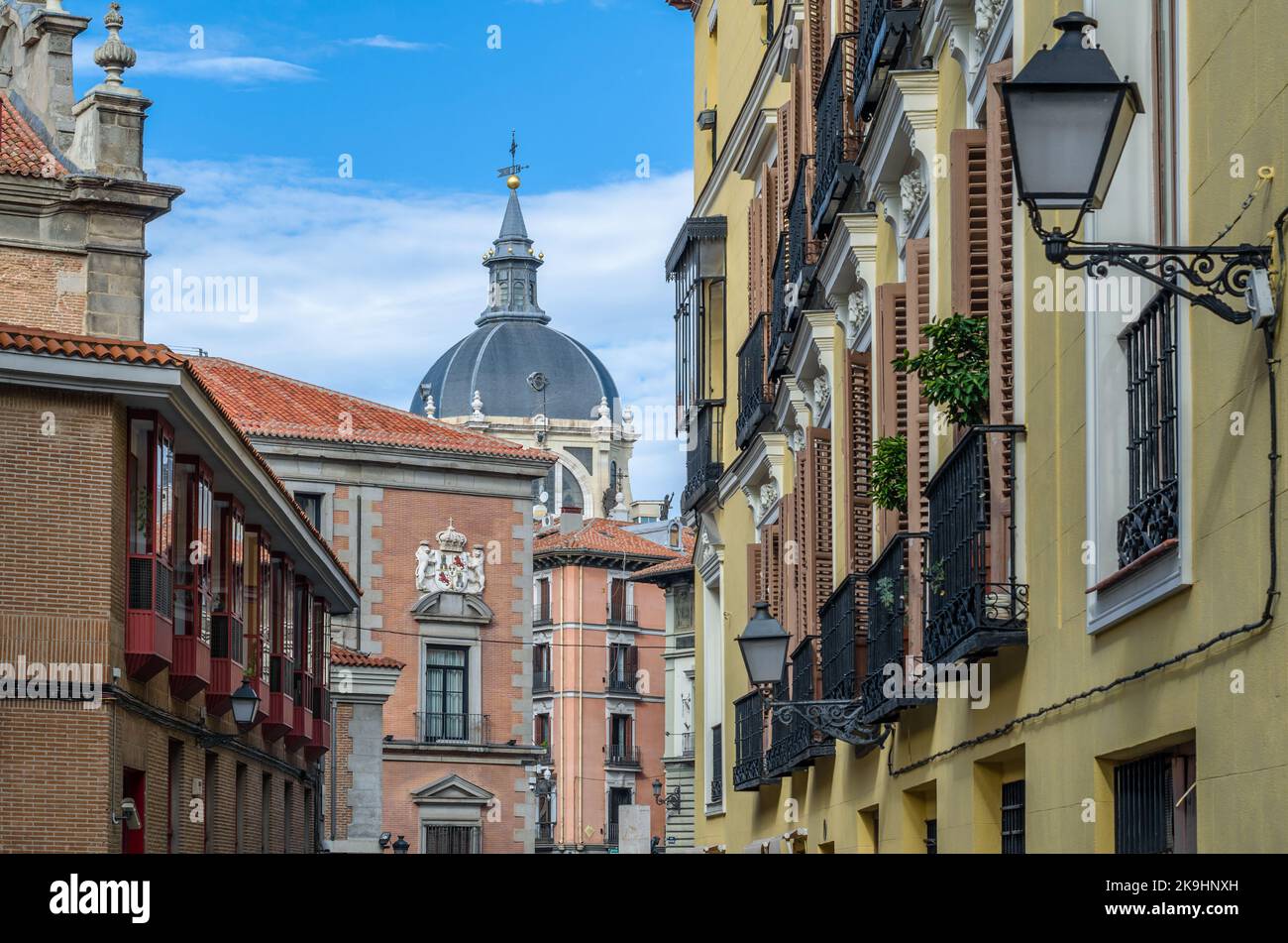 Urban landscape, architecture detail in Madrid, Spain Stock Photo - Alamy
