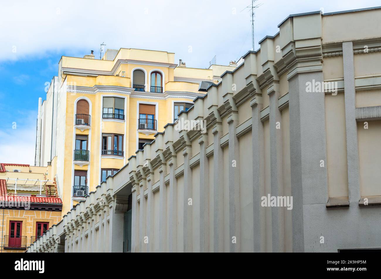 Urban landscape, architecture detail in Madrid, Spain Stock Photo - Alamy