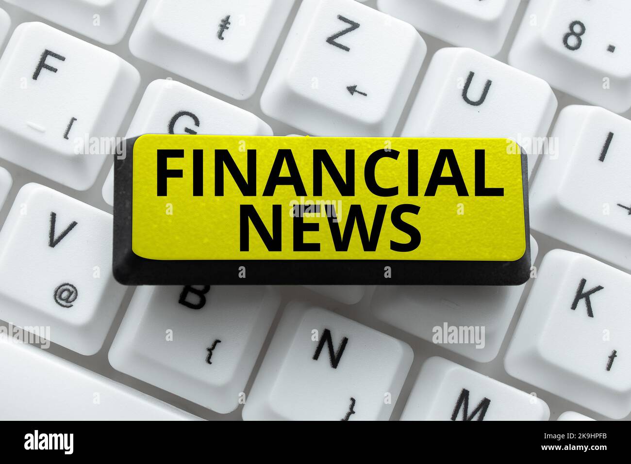 Handwriting text Financial News. Concept meaning Get Used to Latest ...