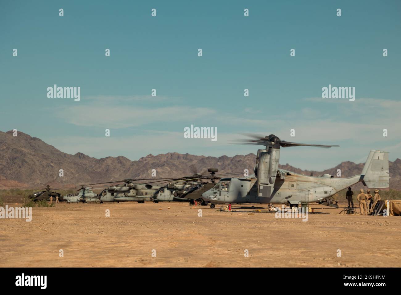 U.S. Marines assigned to Marine Aviation Weapons and Tactics Squadron ...