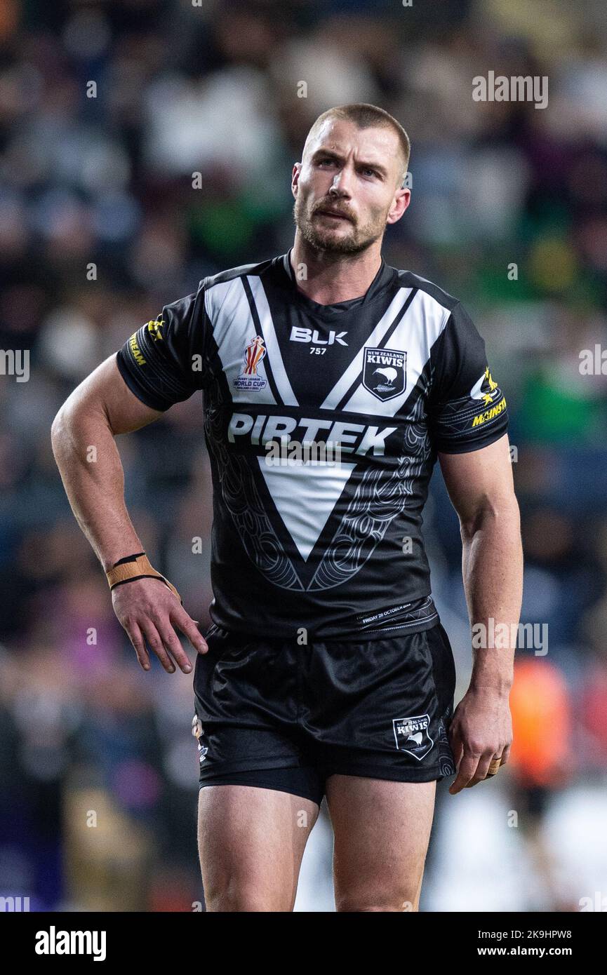 Leeds, UK. 28th October 2022 - Rugby League World Cup New Zealand vs ...