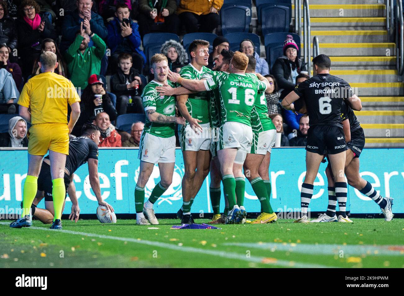 Leeds, UK. 28th October 2022 - Rugby League World Cup New Zealand vs ...