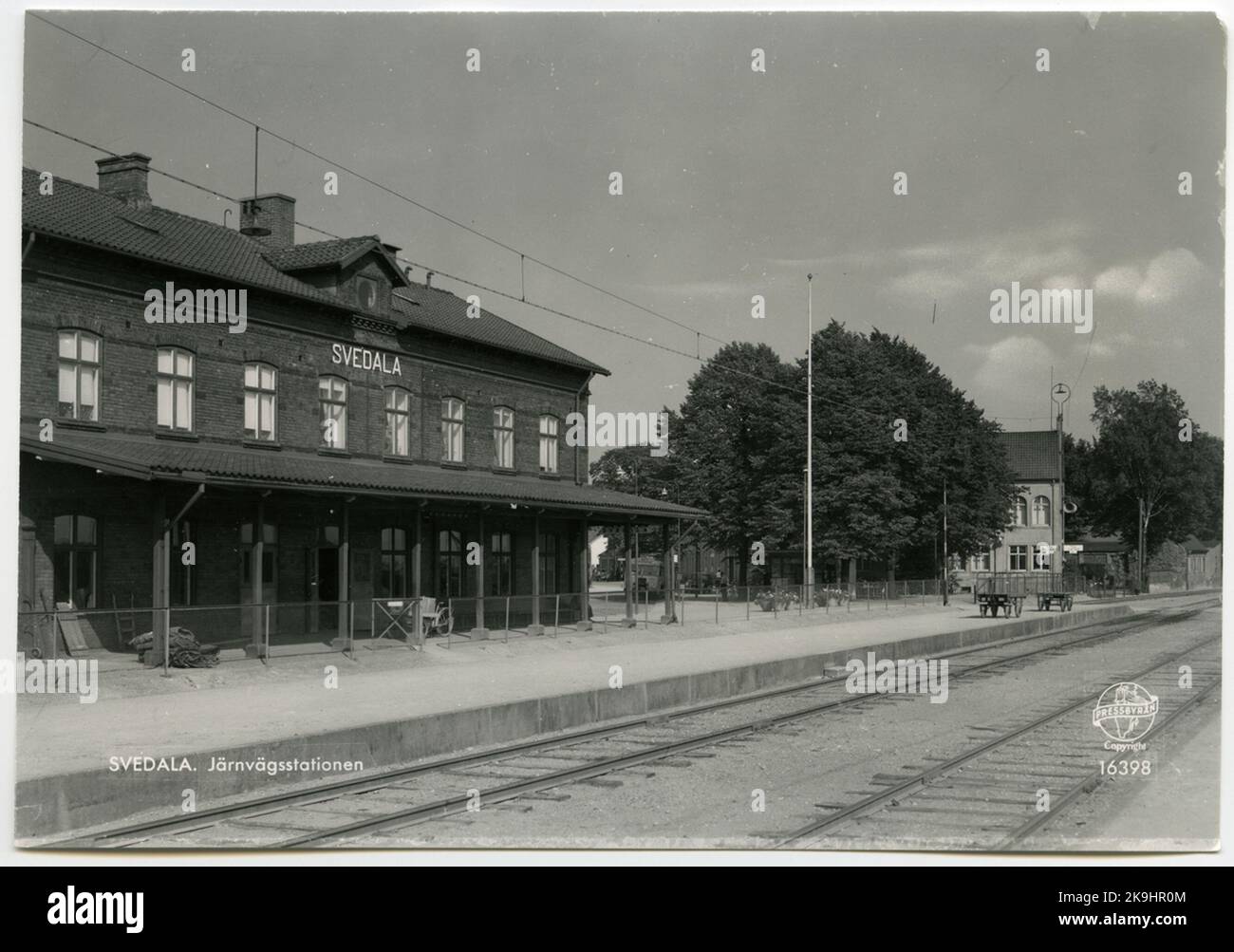 View of Svedala station Stock Photo - Alamy