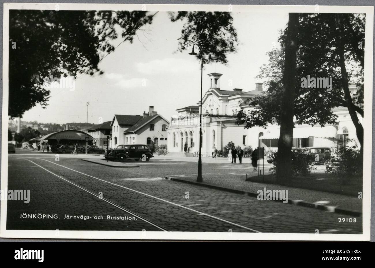 The railway and bus station in Jönköping Stock Photo - Alamy
