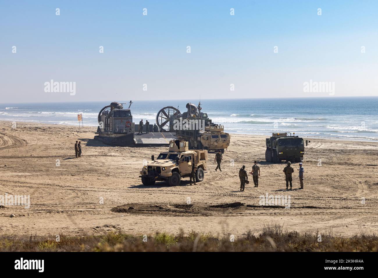 U.S. Marines with 1st Transportation Battalion, Combat Logistics Regiment 1, 1st Marine ...