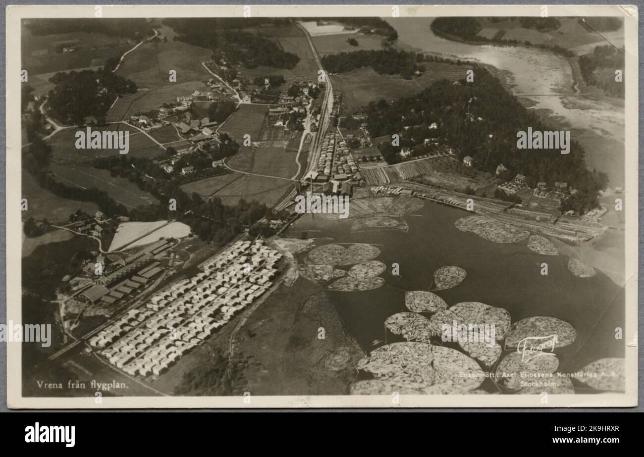 Aerial photo over Vrena Stock Photo - Alamy