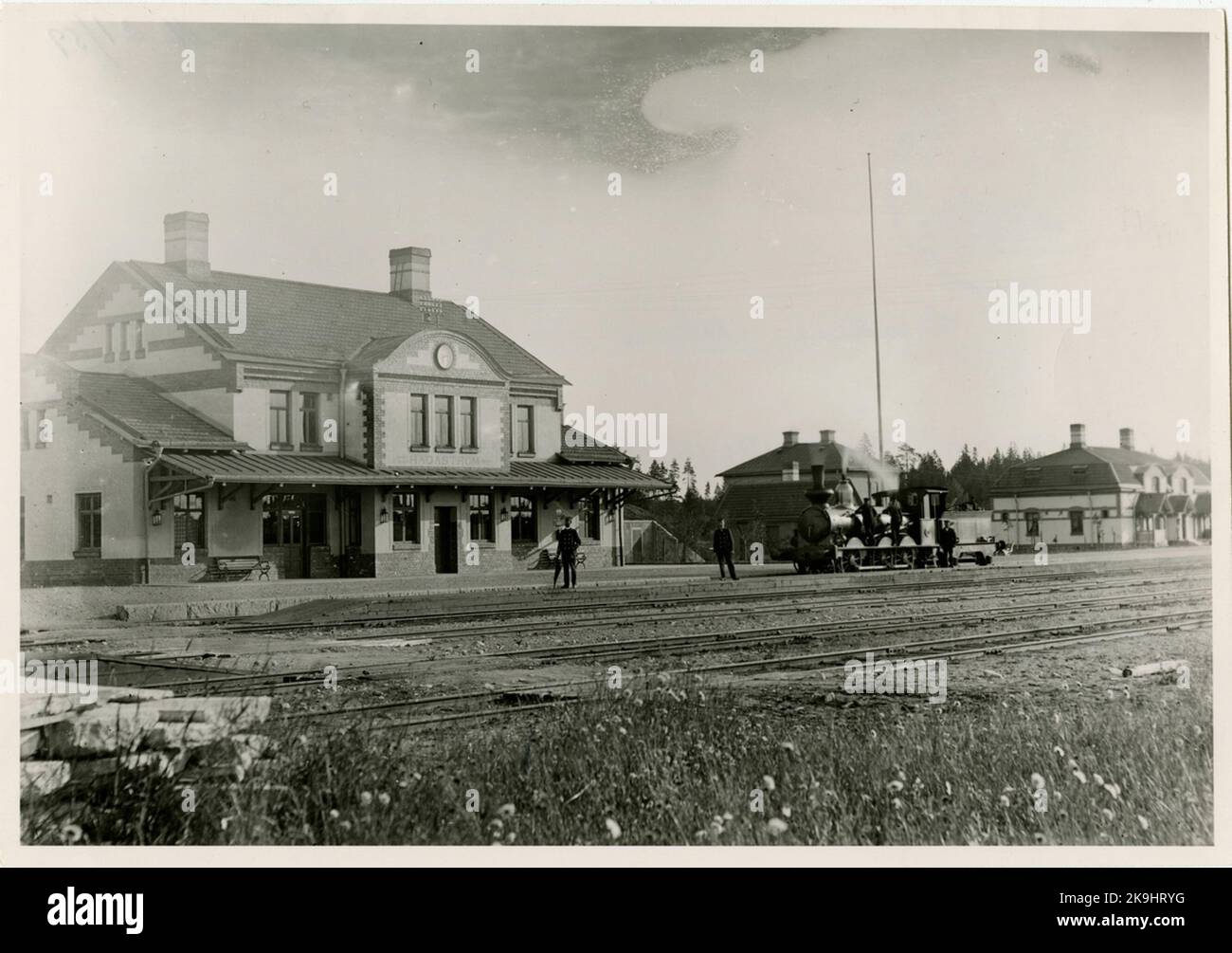 Stins Per Derus Englund. Stationshus and outbuildings were built 1900 ...