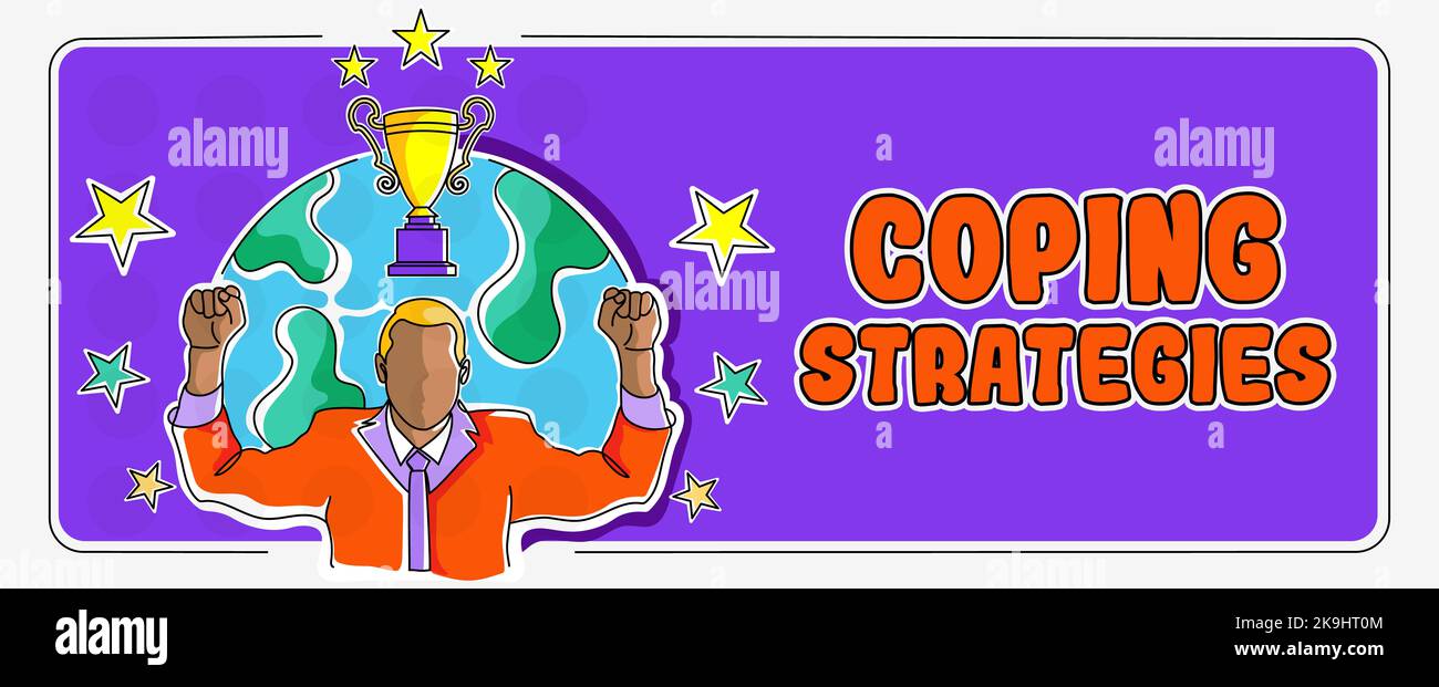 Conceptual caption Coping Strategies. Word Written on general plan or ... Conceptual caption Coping Strategies. Word Written on general plan or ...