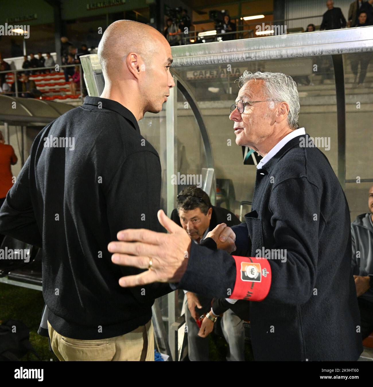Head Coach Joseph Laumann of Standard and Head Coach Marc Grosjean of ...