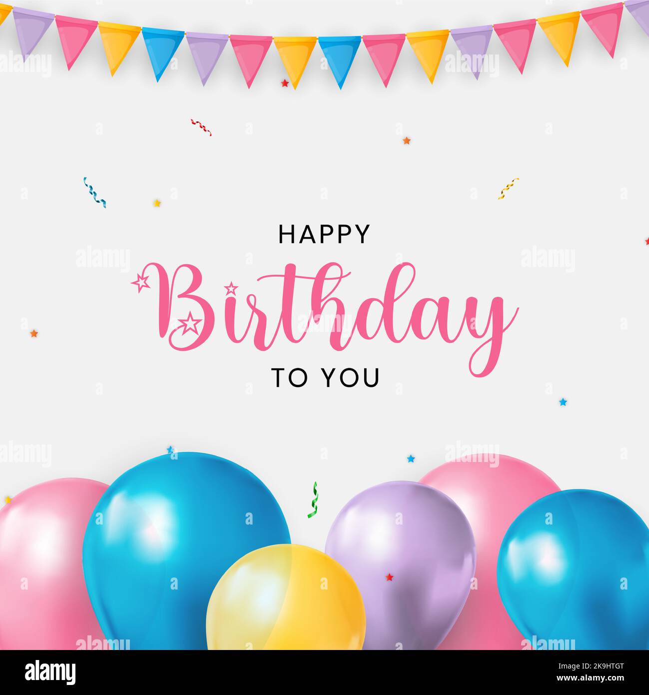 Party Holiday Birthday Background Vector Illustration. EPS10 Stock ...