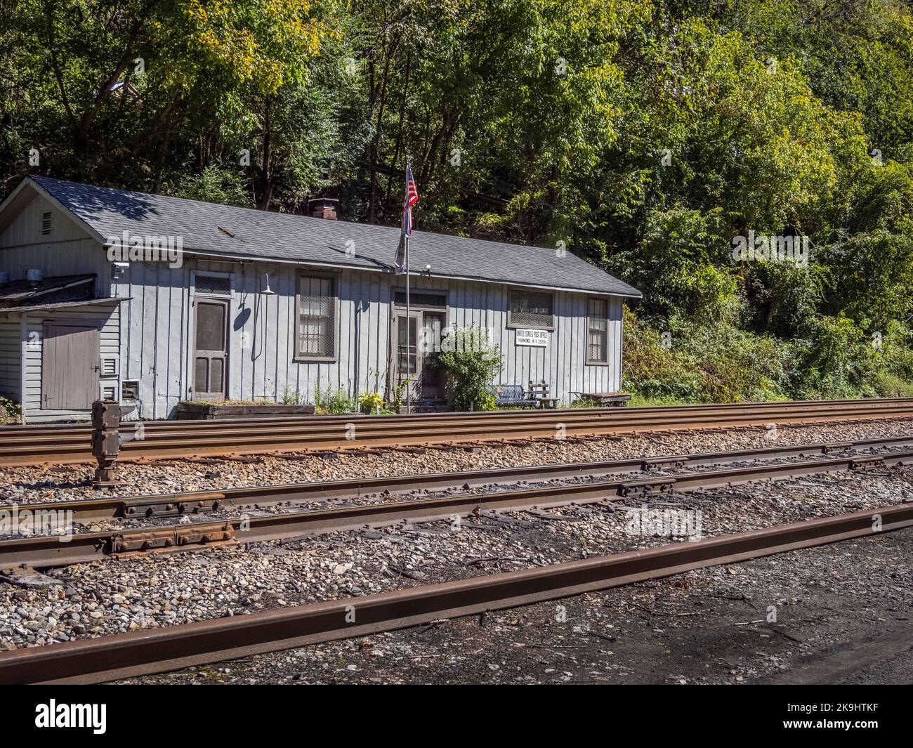 US Post Office in Thurmond Historic District in the New River Gorge ...