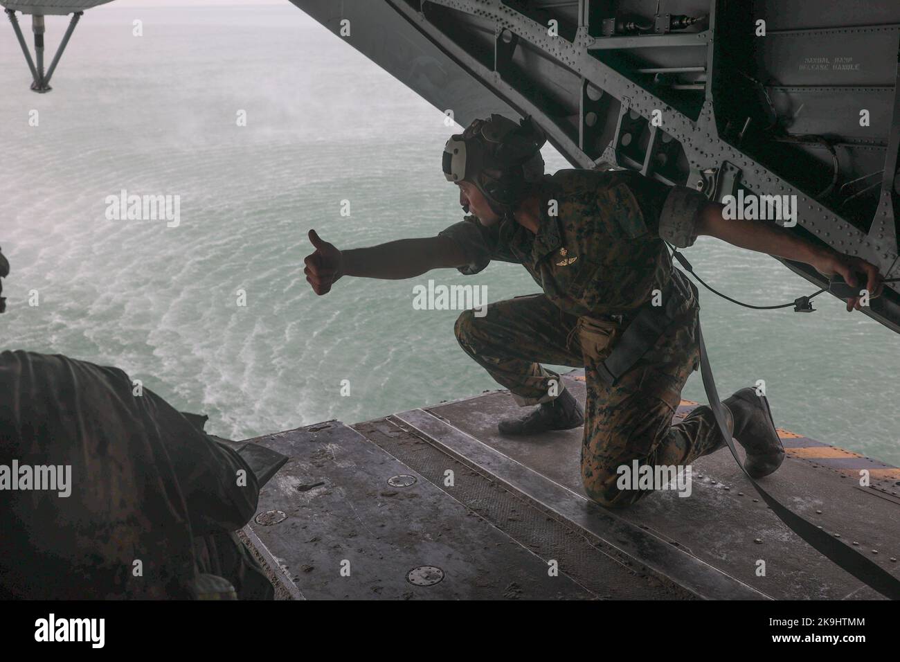 A U.S. Marine with the Maritime Special Purpose Force (MSPF), 26th ...