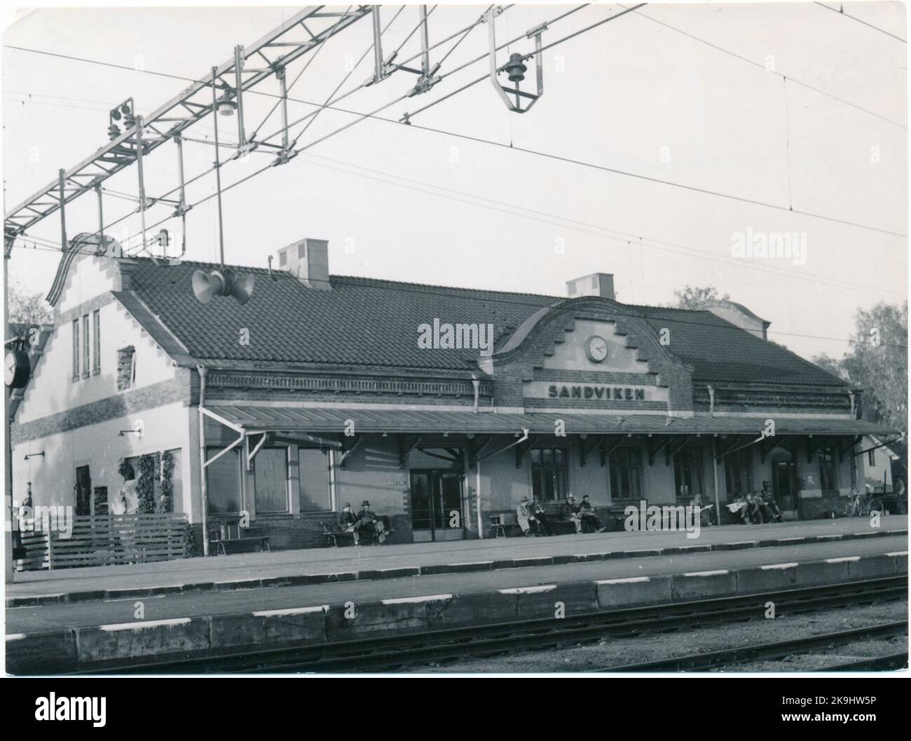 Sandvikens Railway Station Stock Photo - Alamy