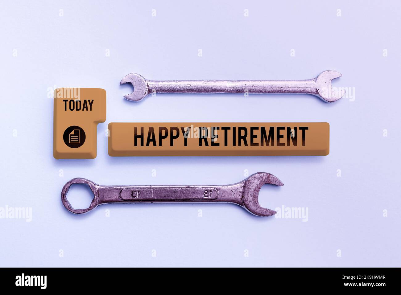 Sign displaying Happy Retirement. Business idea account or statement ... Sign displaying Happy Retirement. Business idea account or statement ...