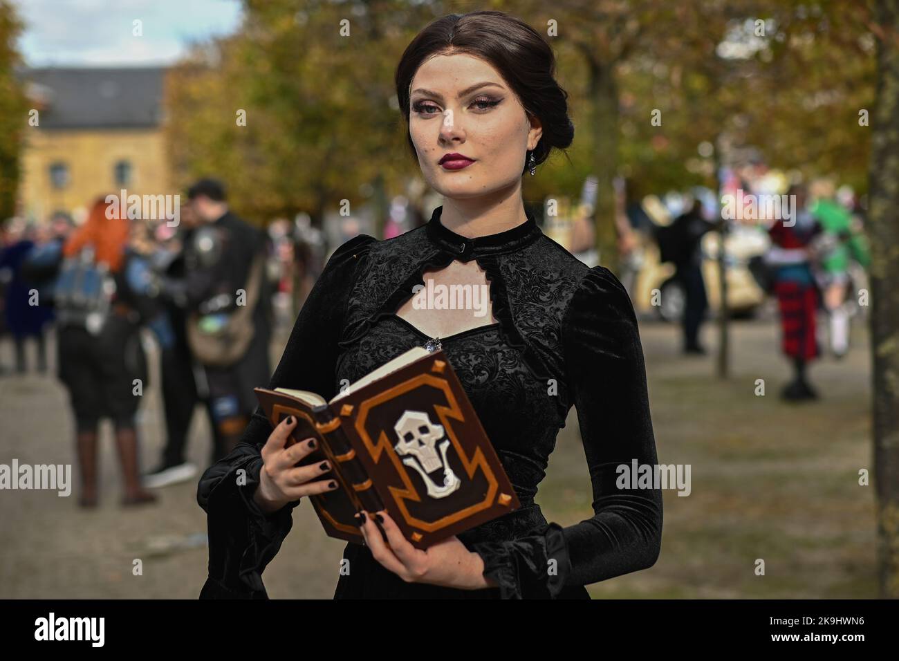 London, UK. 28th October 2022. People dress up in customs of their ...