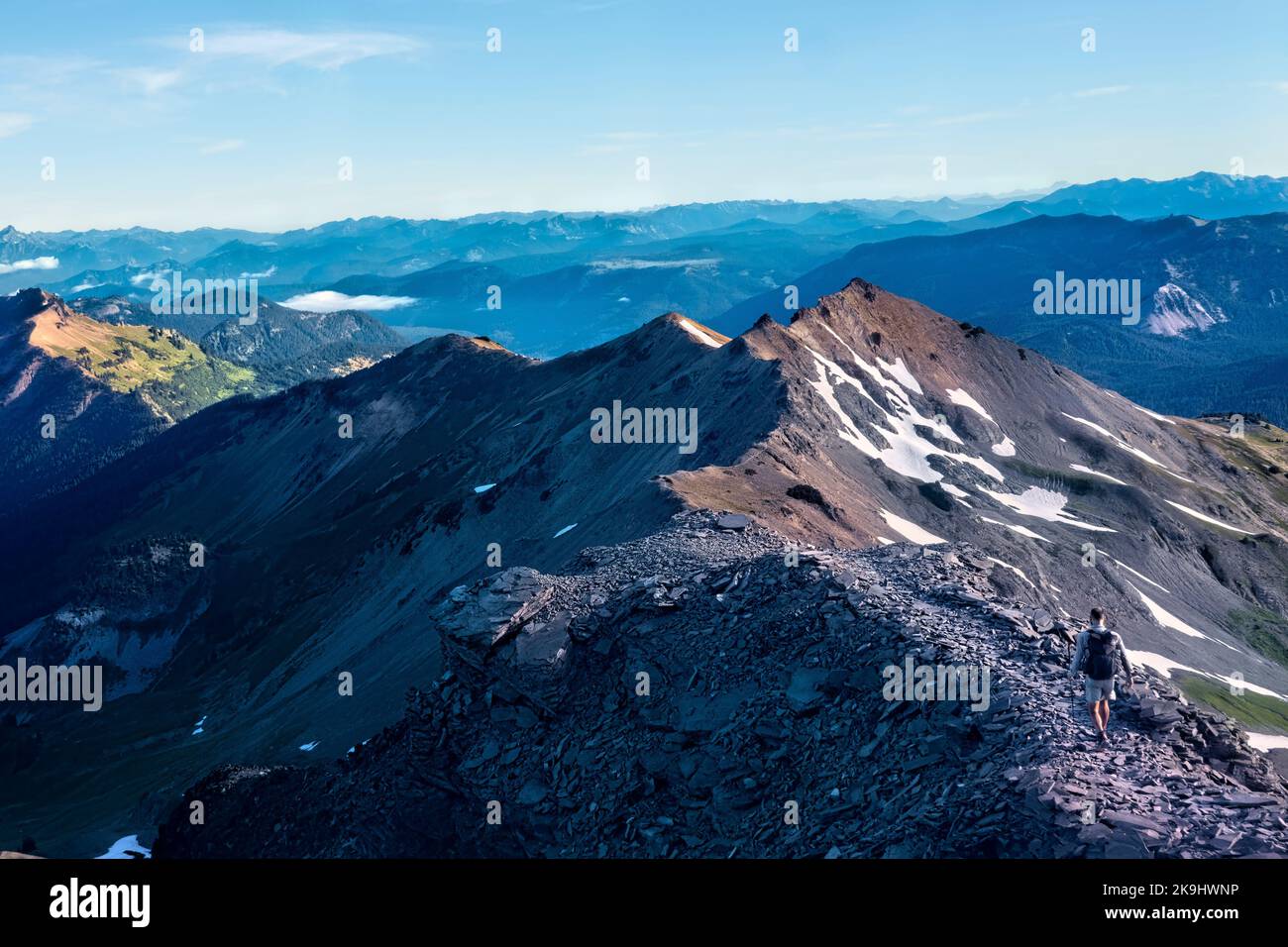 Hiking through the Goat Rocks Wilderness, Pacific Crest Trail ...