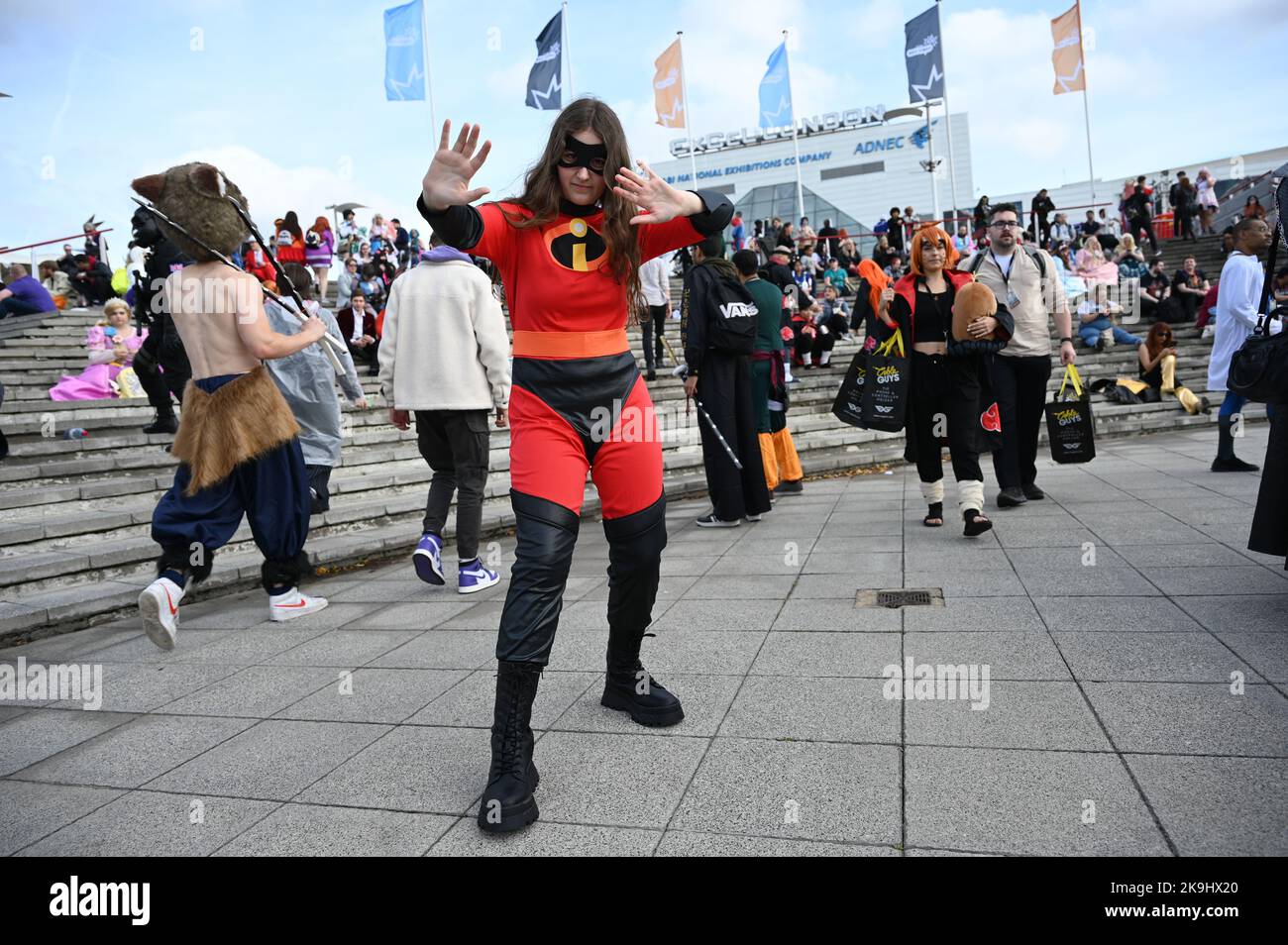 London, UK. 28th October 2022. People dress up in costumes of their ...