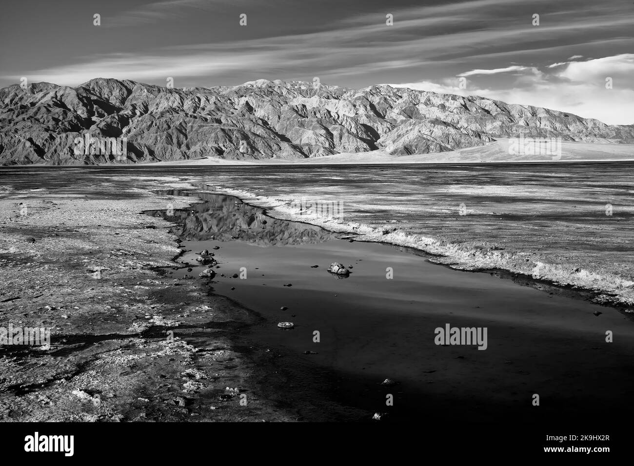 Narrow water channel in Black and White Stock Photos & Images - Alamy