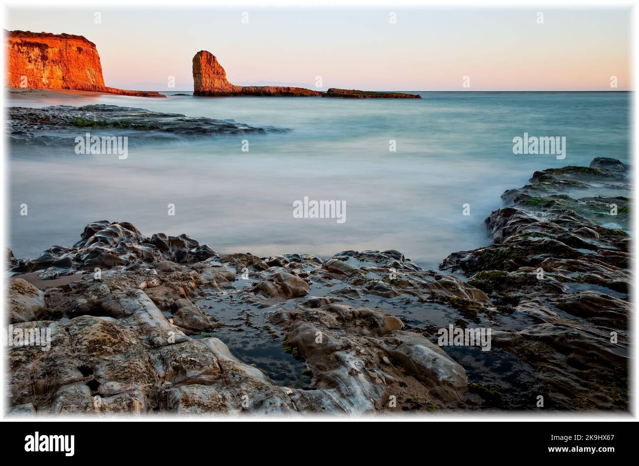 Serene sunset landscape Cut Out Stock Images & Pictures - Alamy