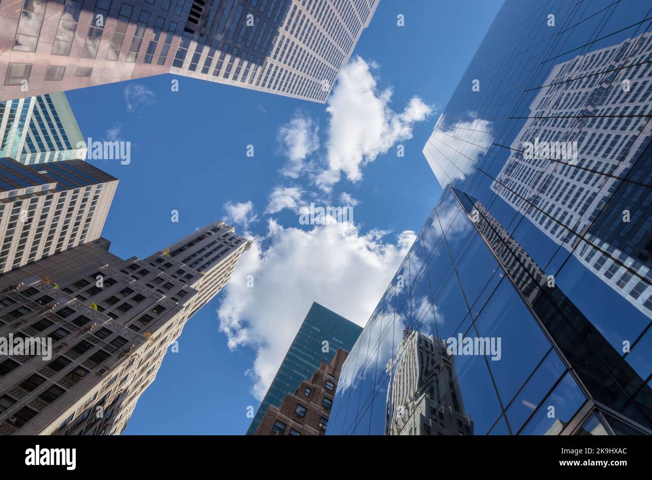 Modern high-rise buildings among an urban skyline Stock Photo - Alamy