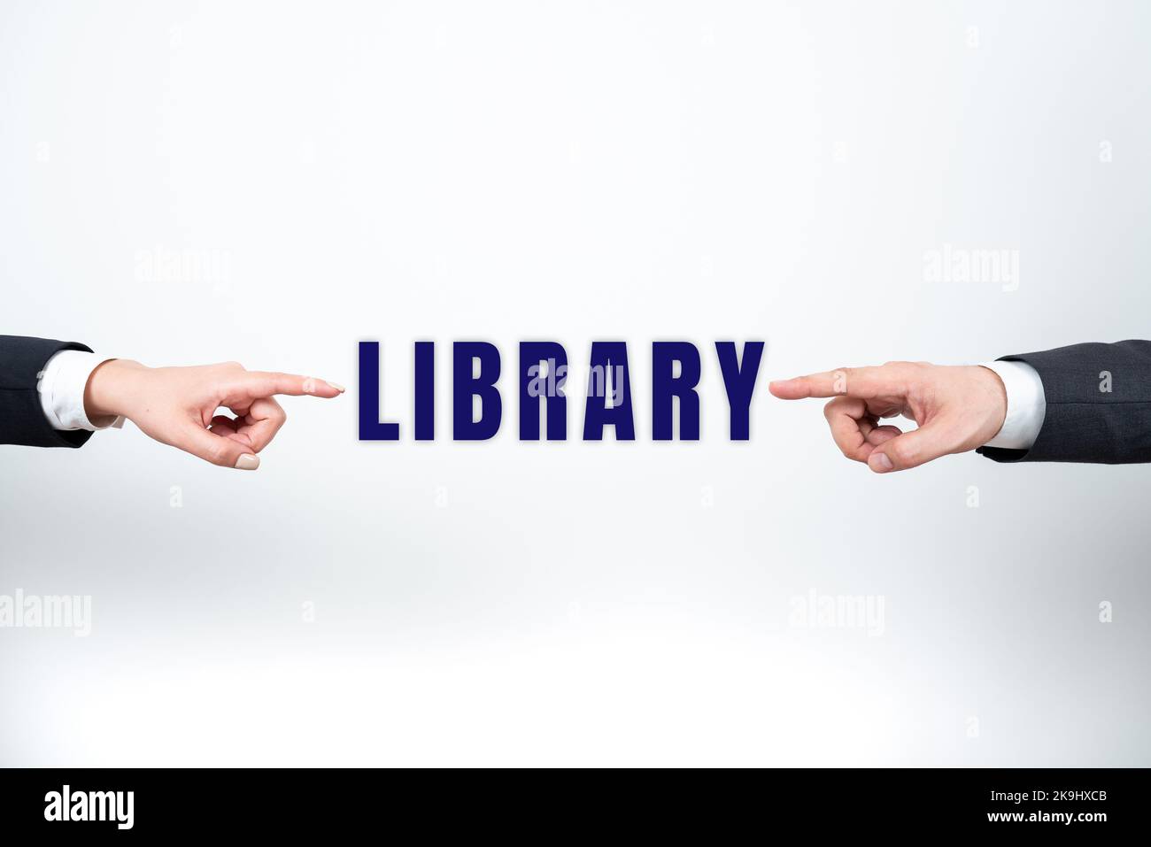 Inspiration showing sign Library. Business approach curated collection ...