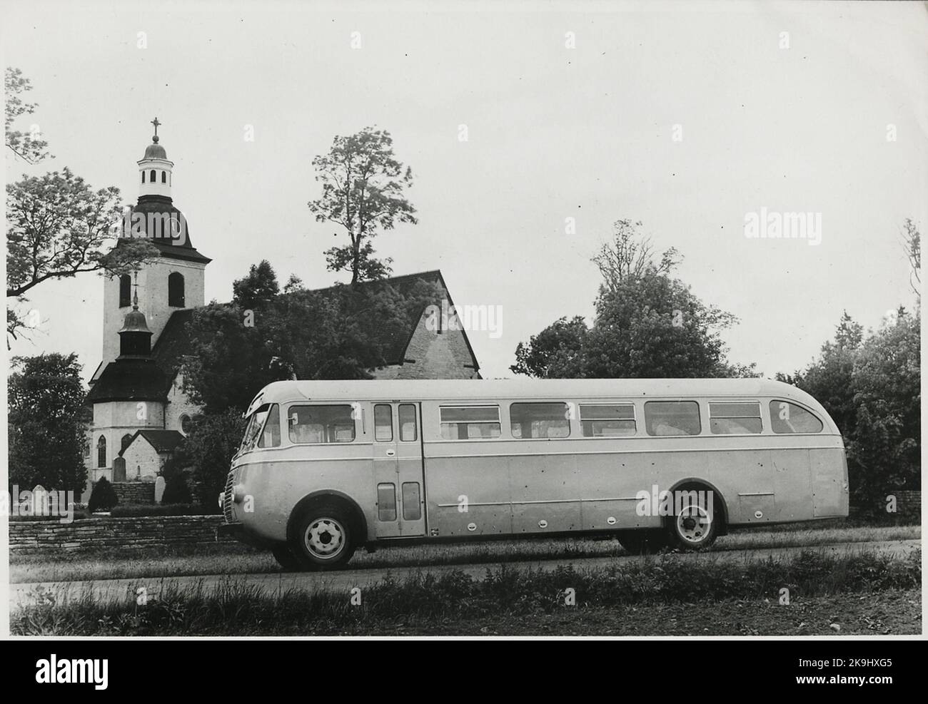 Bus built by AB Svenska Railway workshops, ASJ Stock Photo - Alamy