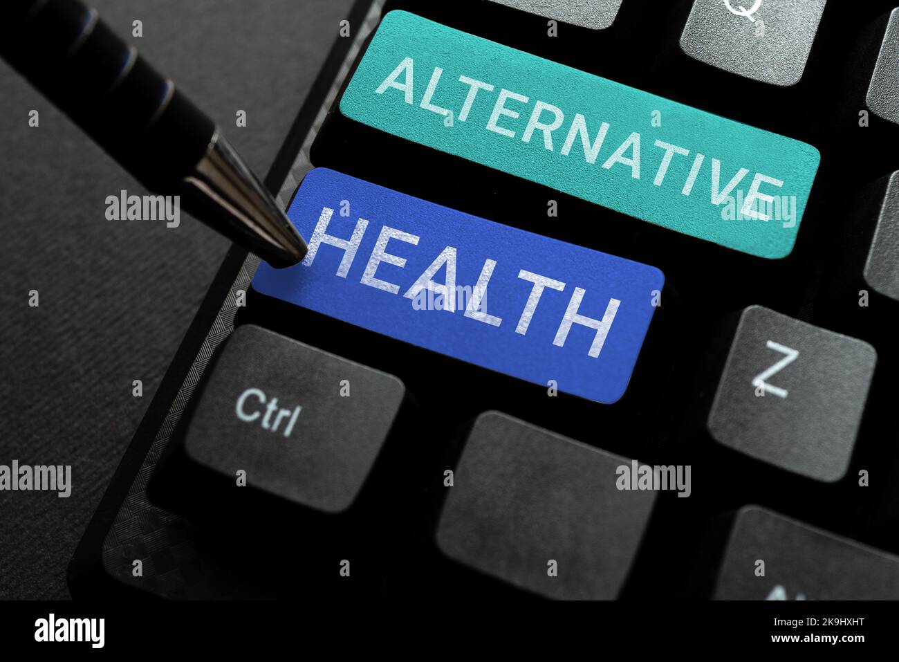 Hand writing sign Alternative Health. Concept meaning medical practices ...