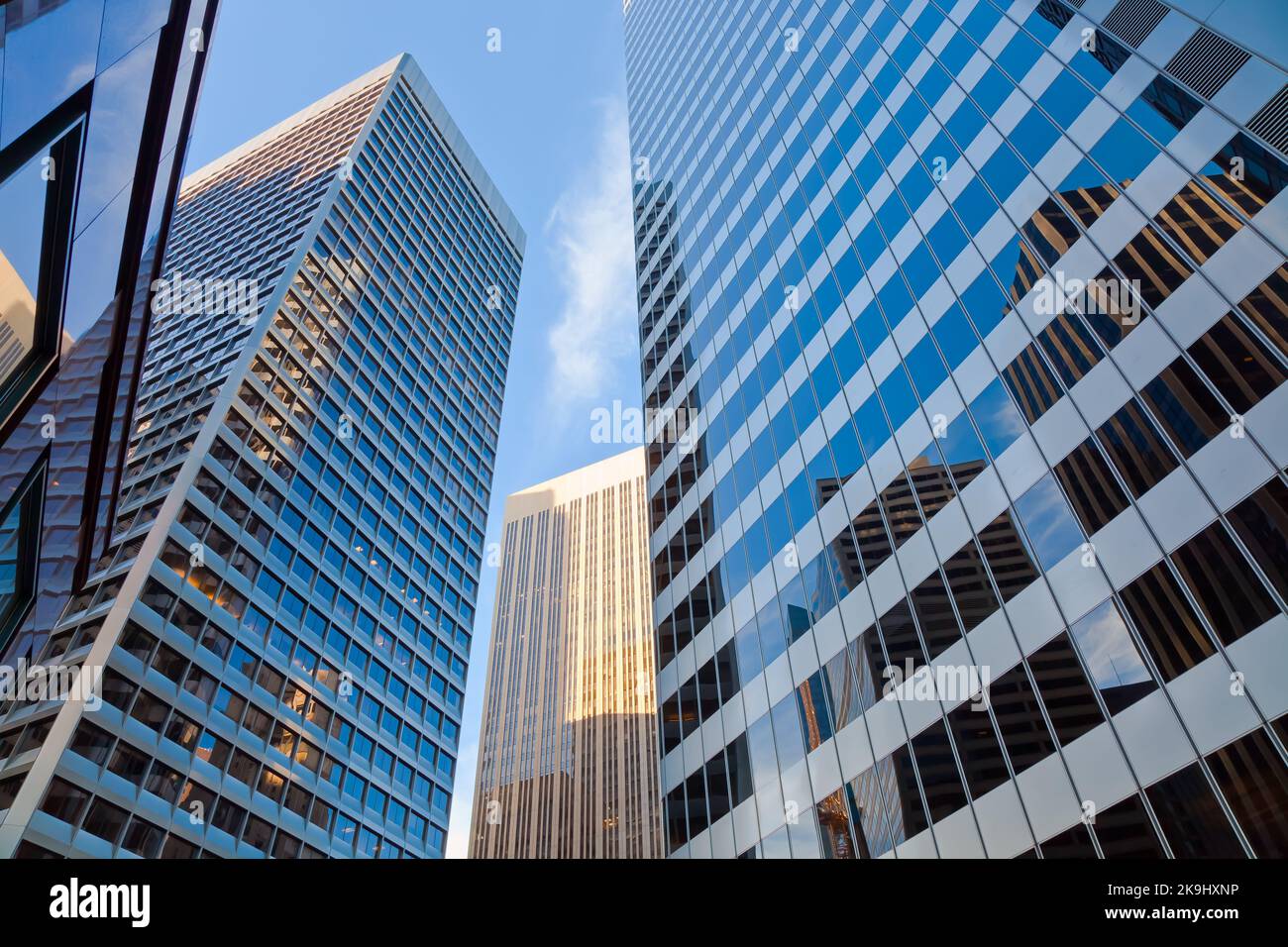 Modern high-rise buildings among an urban skyline Stock Photo - Alamy