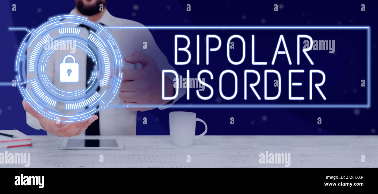 Inspiration showing sign Bipolar Disorder. Conceptual photo funds are ...