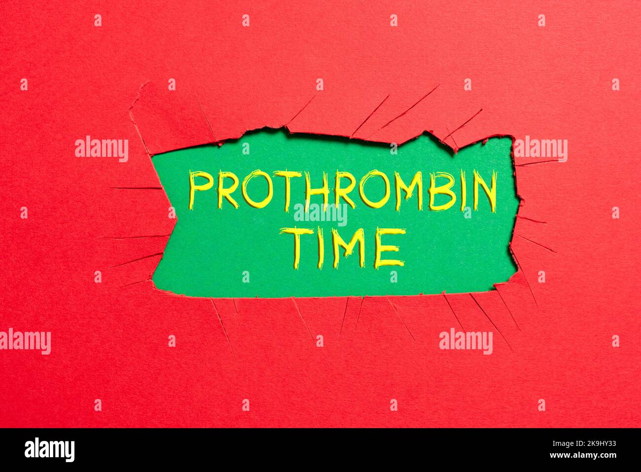 Inspiration showing sign Prothrombin Time. Conceptual photo state of ...