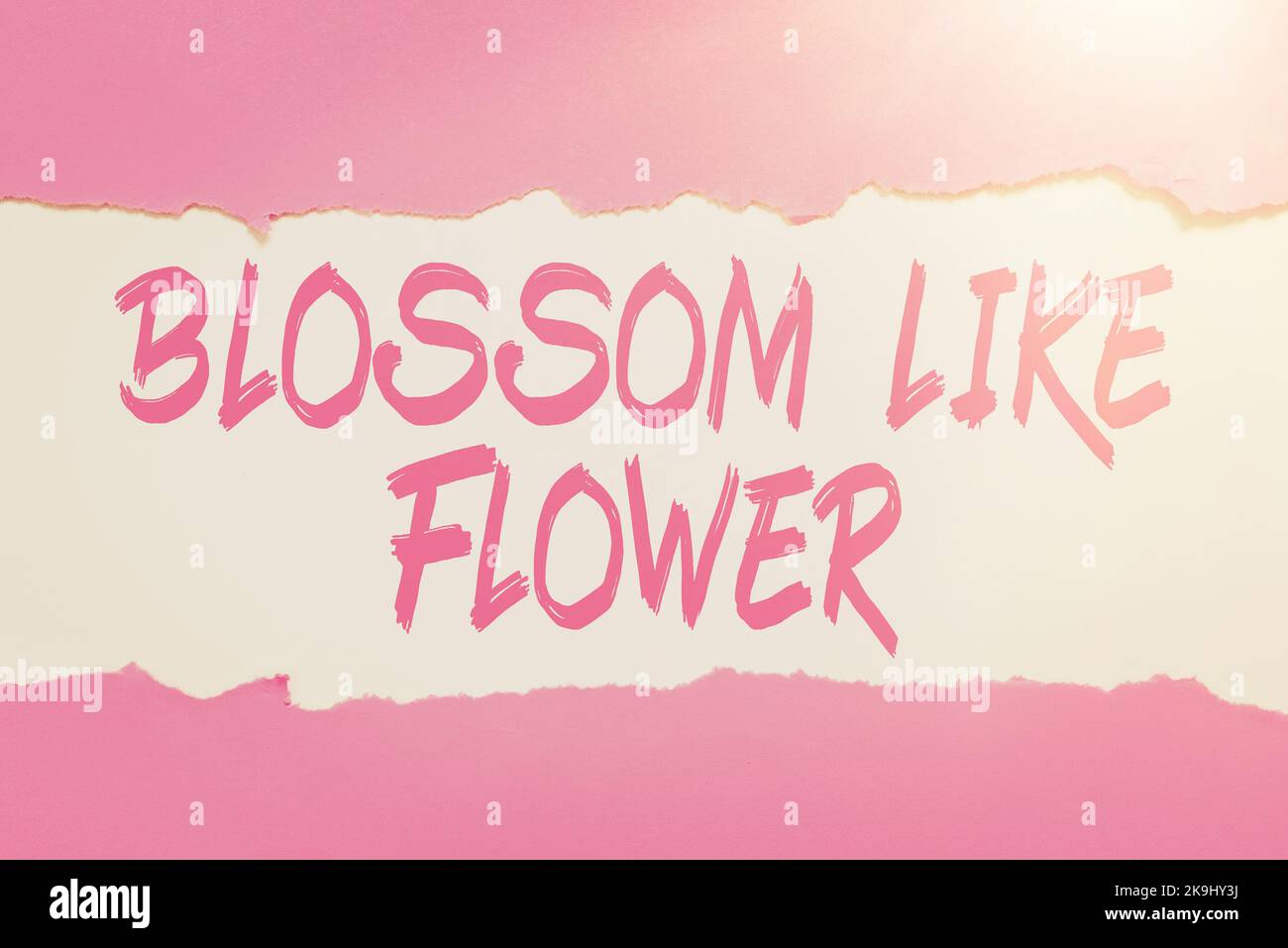 Inspiration showing sign Blossom Like Flower. Conceptual photo person ...