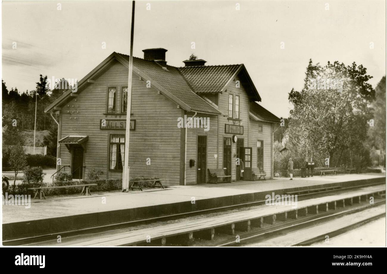 Railway station in sweden 19th century hi-res stock photography and ...