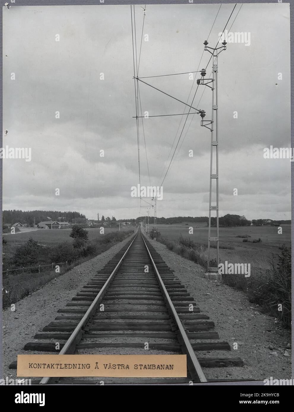 On the line between Stockholm - Gothenburg. Electric operation of the ...