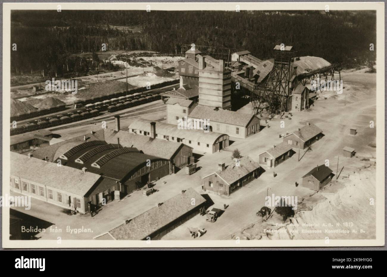 View of Boliden's mining area Stock Photo - Alamy
