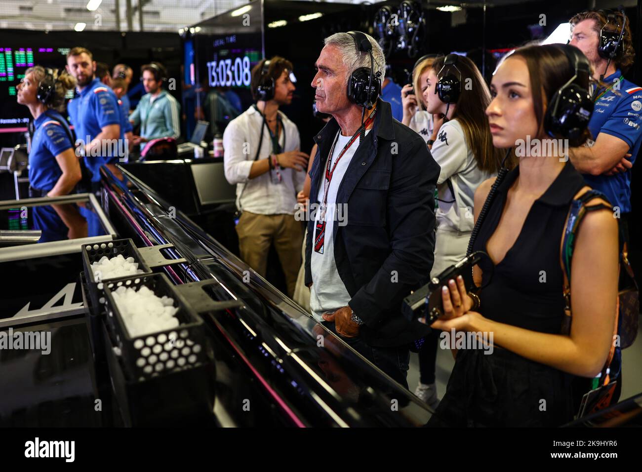 Mexico City, Mexico. 28th Oct, 2022. Mick Doohan (AUS) with Alpine F1 ...